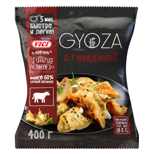 Gyoza с говядиной Vici 400 г: купить в Москве с доставкой - Apeti.ru